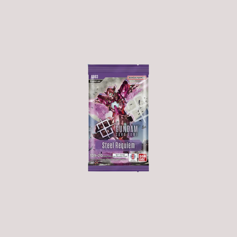 Gundam Steel Requiem Booster Pack - Mirai Cards