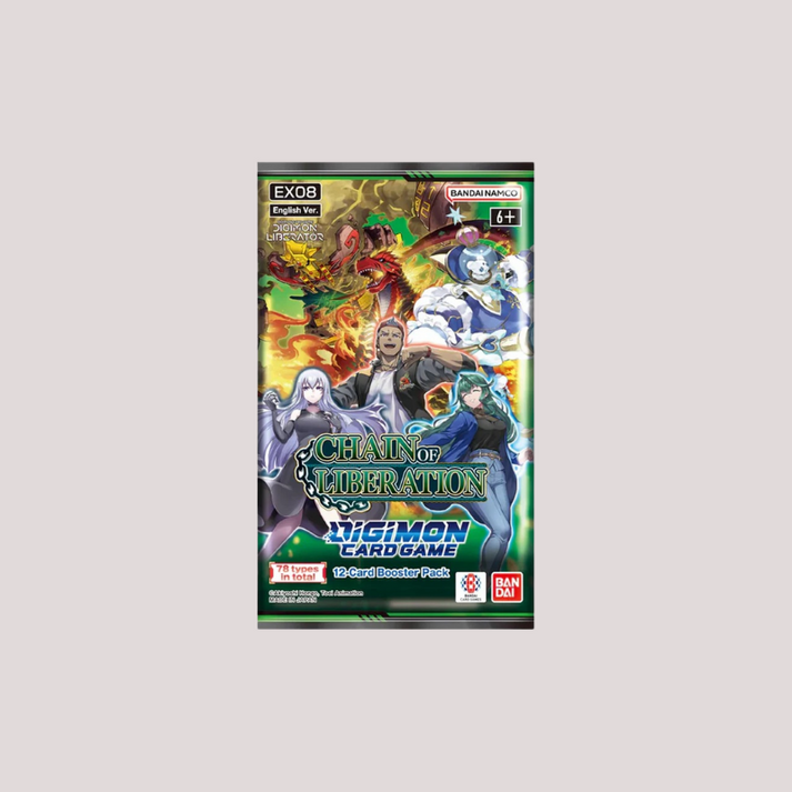 Digimon Chain of Liberation Booster Pack - Mirai Cards